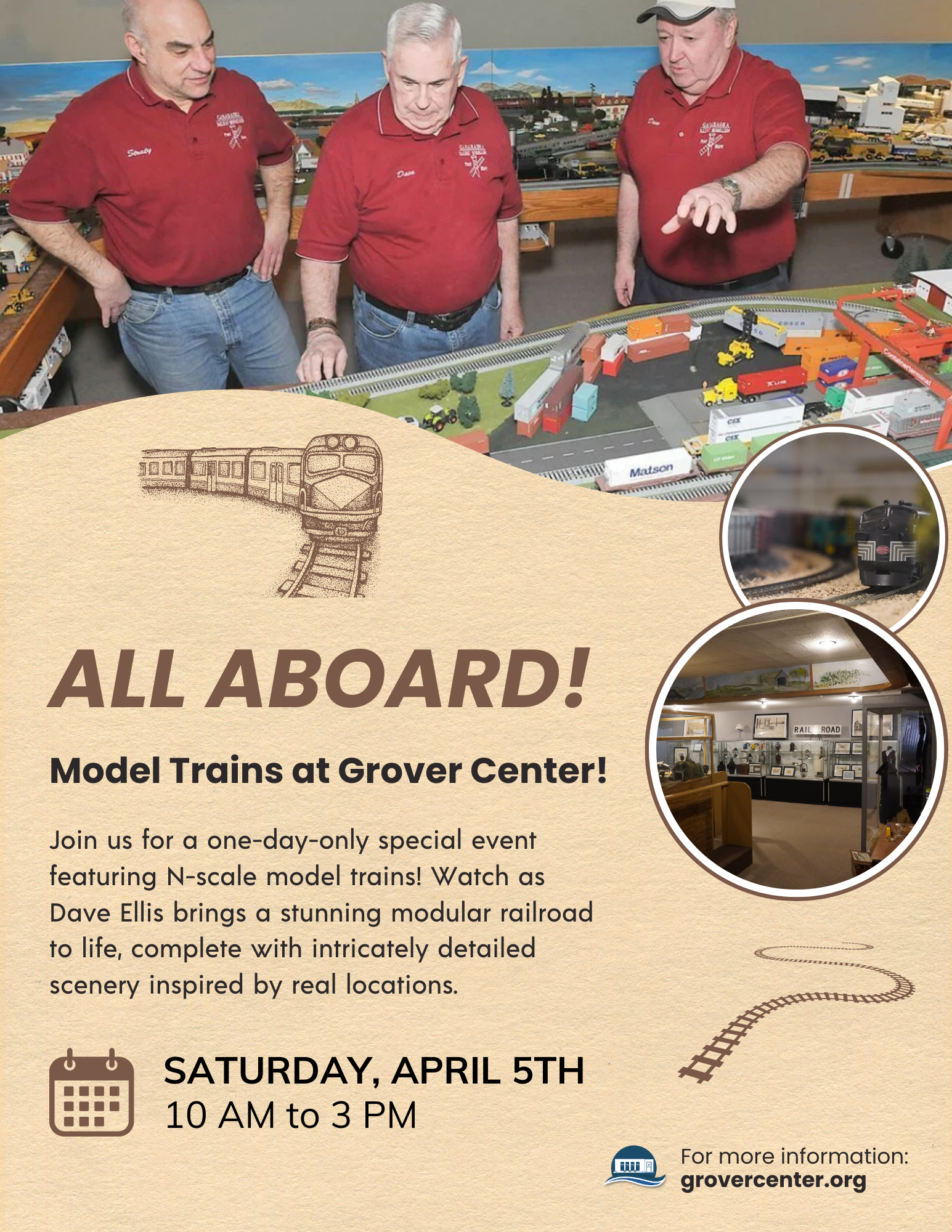 Model Trains flyer | Grover Center